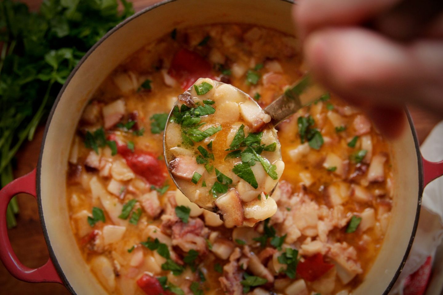 Beans Simmered with Pork: Deeply Flavorful Dishes