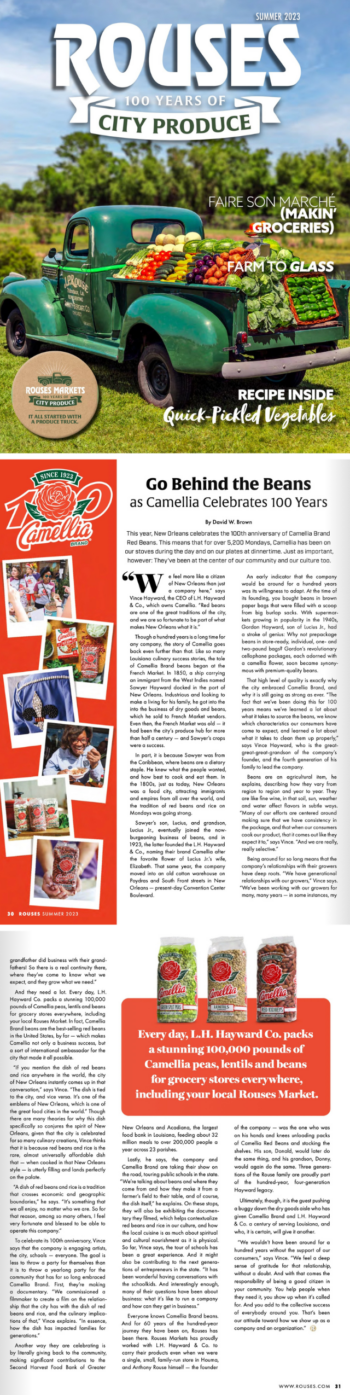 Rouses Magazine: Camellia Celebrates 100 Years | Camellia Brand