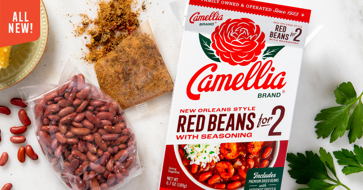 New Orleans Style Red Beans With Seasoning for 2 | Camellia Brand