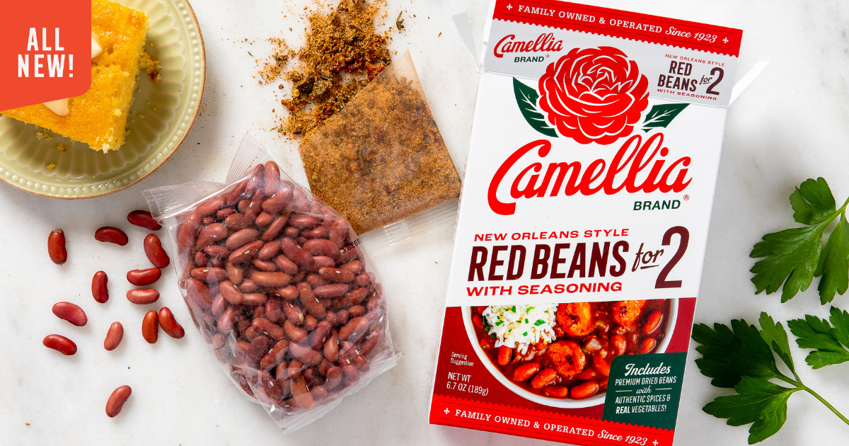 New Orleans Style Red Beans With Seasoning for 2 | Camellia Brand